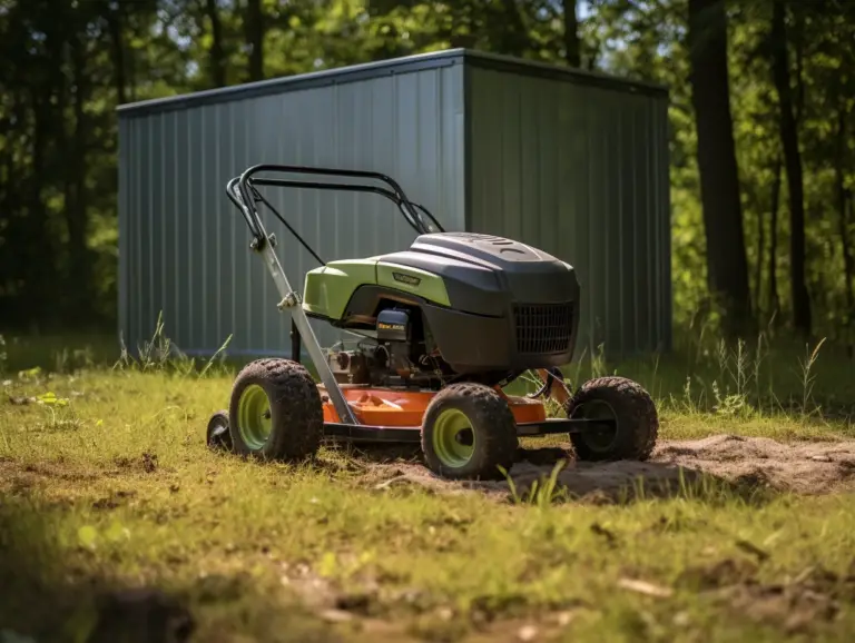 13 Effective Ways to Store Your Lawn Mower Outside Without a Shed - Clever Patio